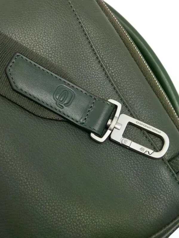 PIQUADRO Buckle-fastening Leather Tote Bag