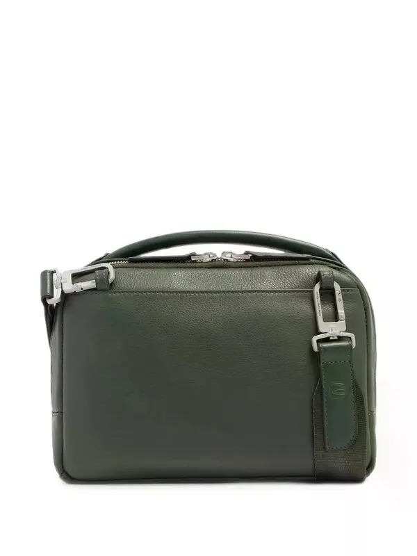 PIQUADRO Buckle-fastening Leather Tote Bag