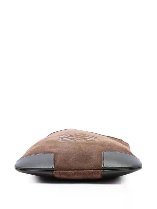 Loewe 2005 Suede Anagram Crossbody Bag