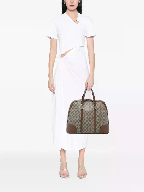 Gucci 2016-2026 Large Gg Supreme Nice Dome Top Handle Bag Tote Bag