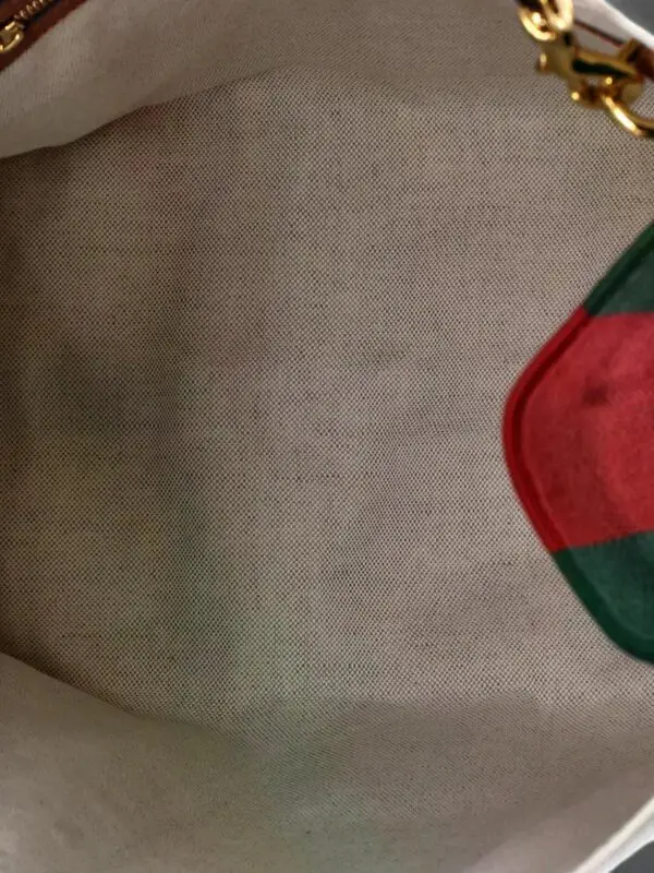 Gucci Interlocking G Web Canvas Medium Tote Bag