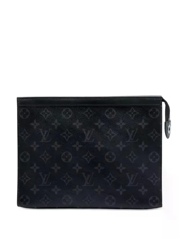 LOUIS VUITTON 2020 Monogram Eclipse Pochette Voyage Mm Clutch Bag
