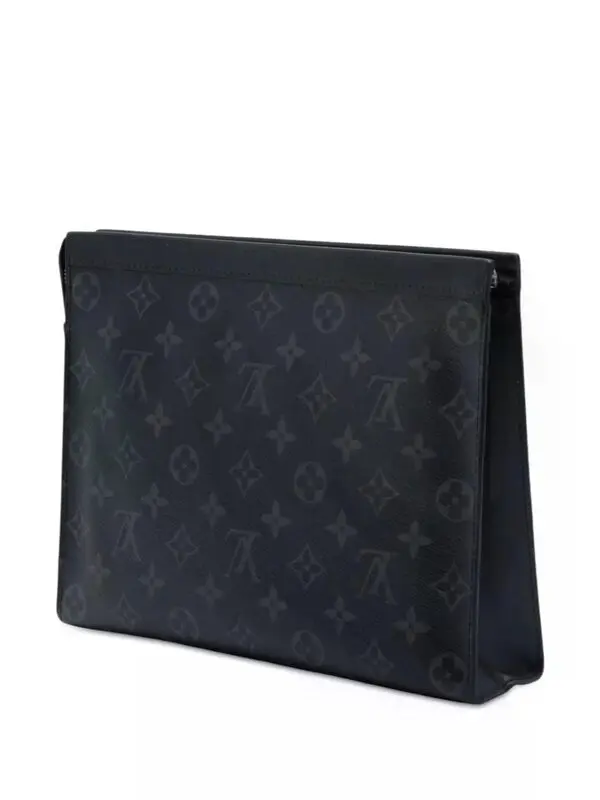 LOUIS VUITTON 2020 Monogram Eclipse Pochette Voyage Mm Clutch Bag