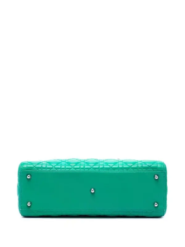 Dior 2013 Large Lambskin Cannage Lady Satchel