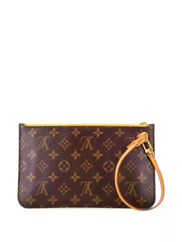 LOUIS VUITTON Neverfull Pochette Monogram Canvas Large Pouch