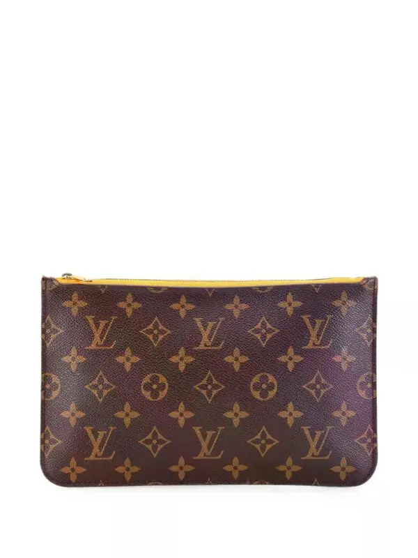 LOUIS VUITTON Neverfull Pochette Monogram Canvas Large Pouch