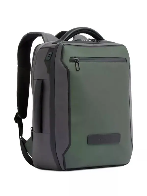 PIQUADRO Logo-patch Expandable Backpack