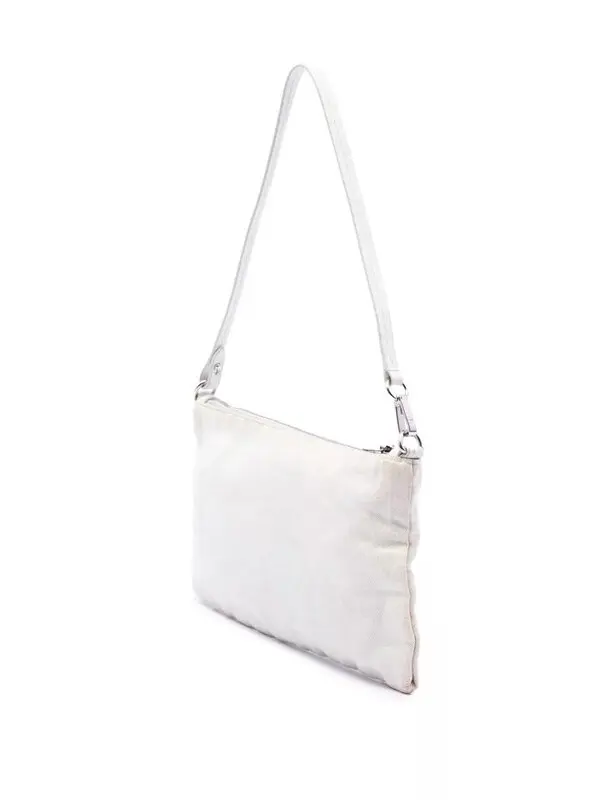 Miu Miu 2010-2026 Canvas Logo Pochette Handbag