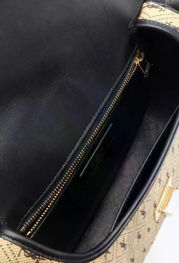 Saint Laurent 2010s Medium Monogram All Over Cross Body Bag