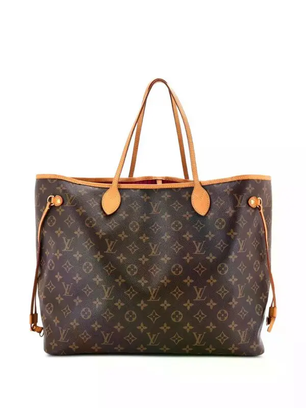 LOUIS VUITTON Neverfull Nm Monogram Canvas Gm Tote Bag - Brown