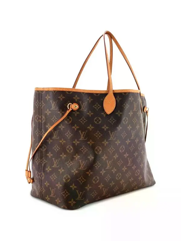 LOUIS VUITTON Neverfull Nm Monogram Canvas Gm Tote Bag - Brown