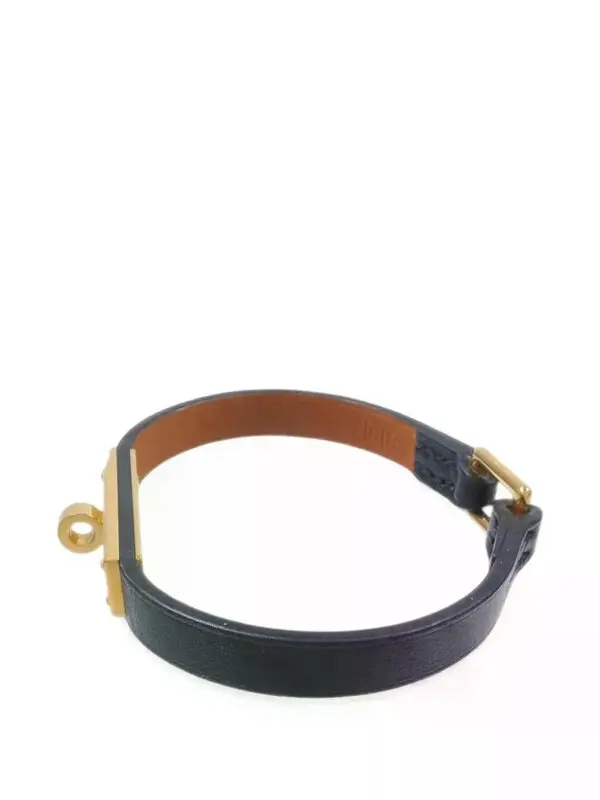 Hermès Micro Kelly Leather Bracelet