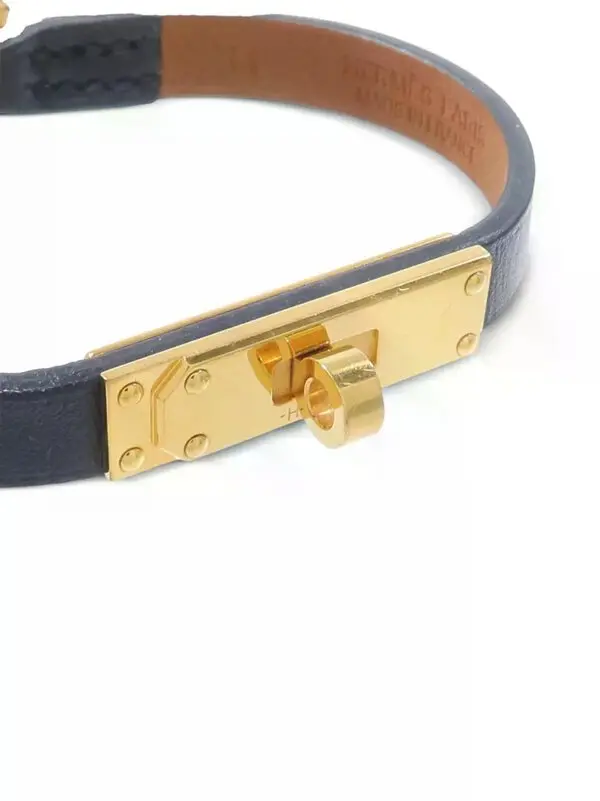 Hermès Micro Kelly Leather Bracelet