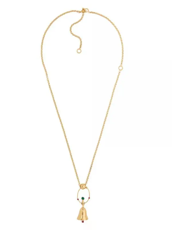 Rabanne Statement-pendant Polished-finish Necklace - Gold