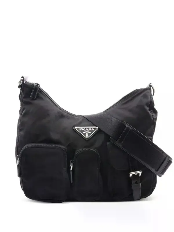Prada 2000s Triangle-logo Cross Body Bag