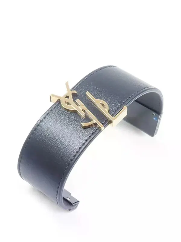 Saint Laurent Opyum Leather Bracelet