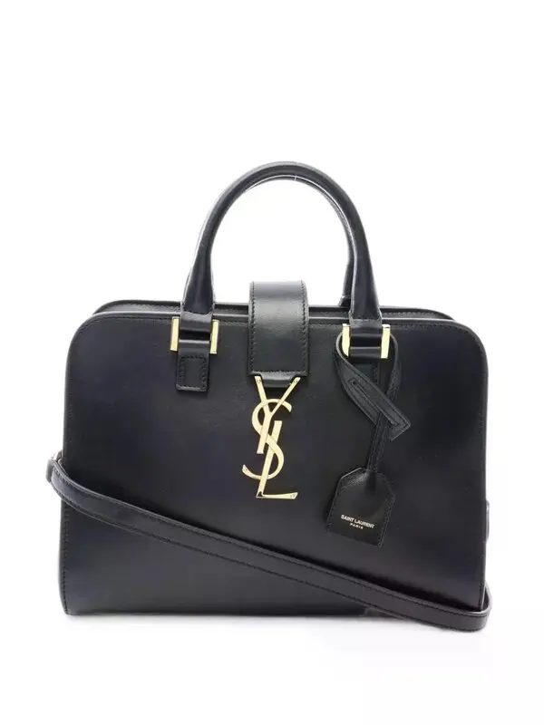 Saint Laurent 2010s Baby Cabas Two-way Handbag - Black