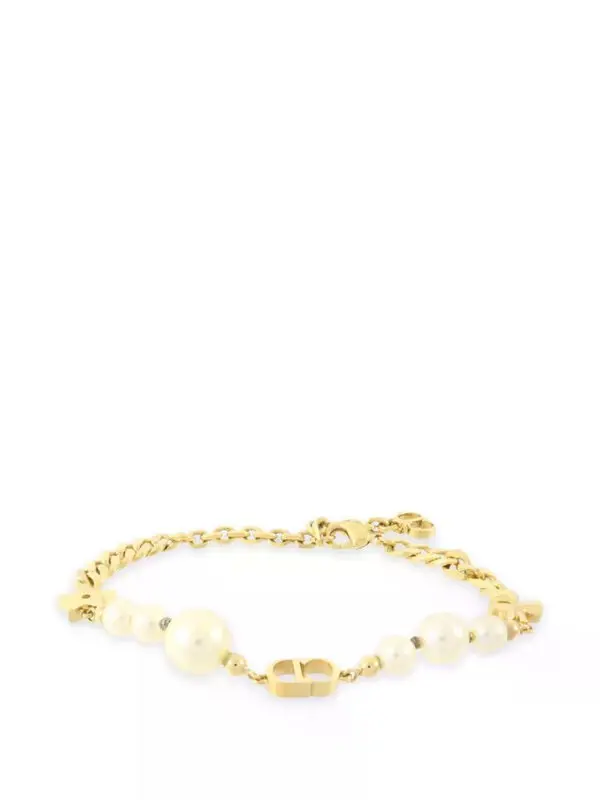 Dior Faux-pearl Bracelet - Gold