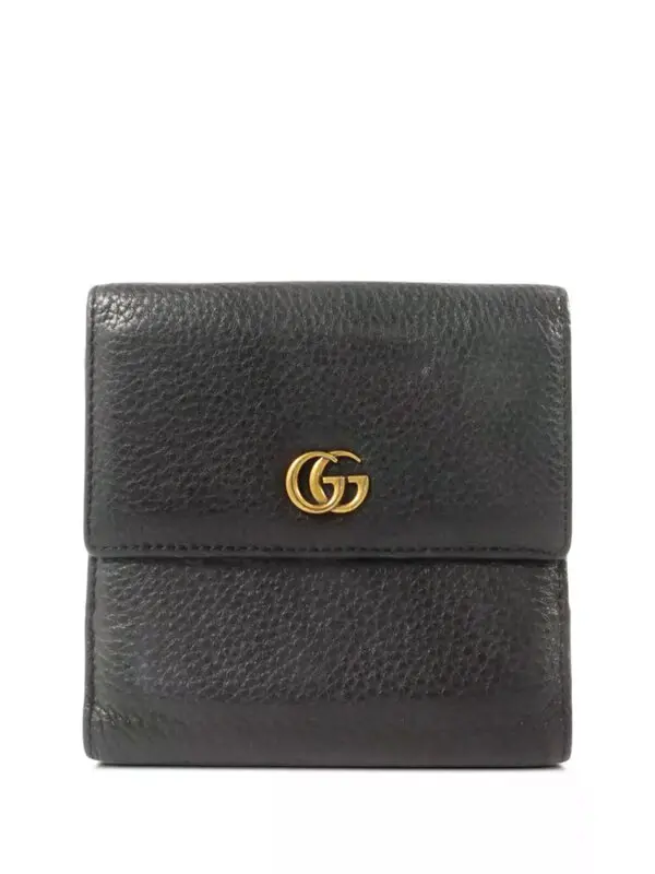 Gucci Gg Marmont Card Case Wallet - Black