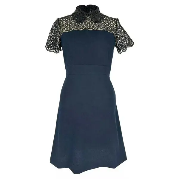 Sandro Iberia Lace-accent Dress