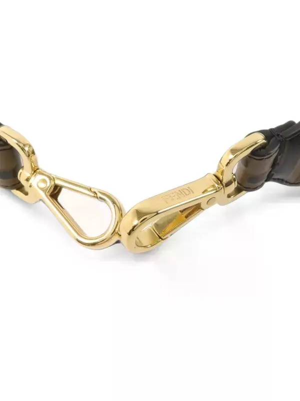 Fendi Strap You Ff Embossed Shoulder Strap