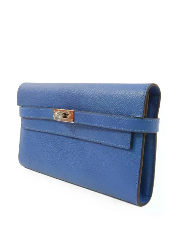 Hermès Kelly Leather Wallet - Blue