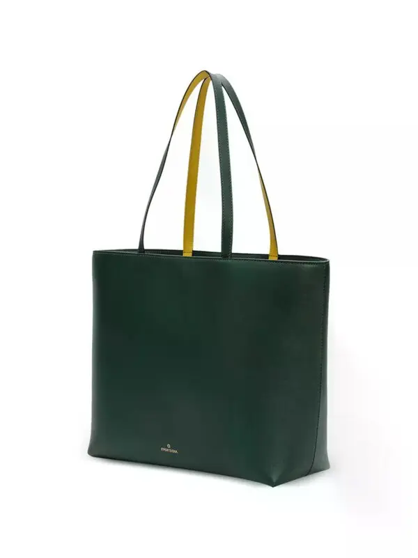 LA PORTEGNA Olivia Leather Tote Bag
