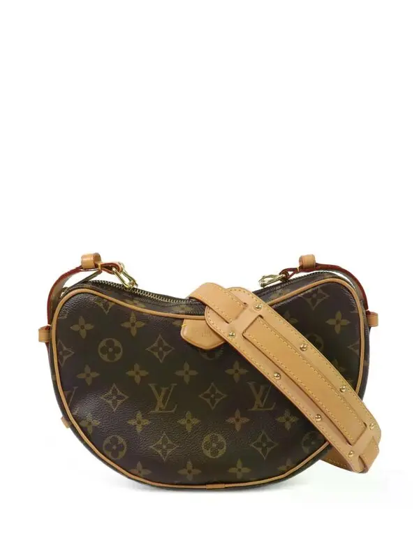 LOUIS VUITTON Monogram Croissant Mm Shoulder Bag - Brown