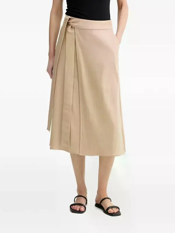 Marc O'polo Belted Wrap Midi Skirt