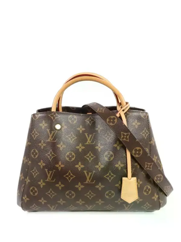 LOUIS VUITTON Mm Montaigne Monogram Tote Bag