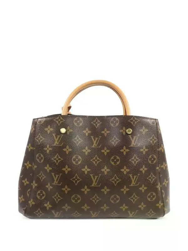 LOUIS VUITTON Mm Montaigne Monogram Tote Bag