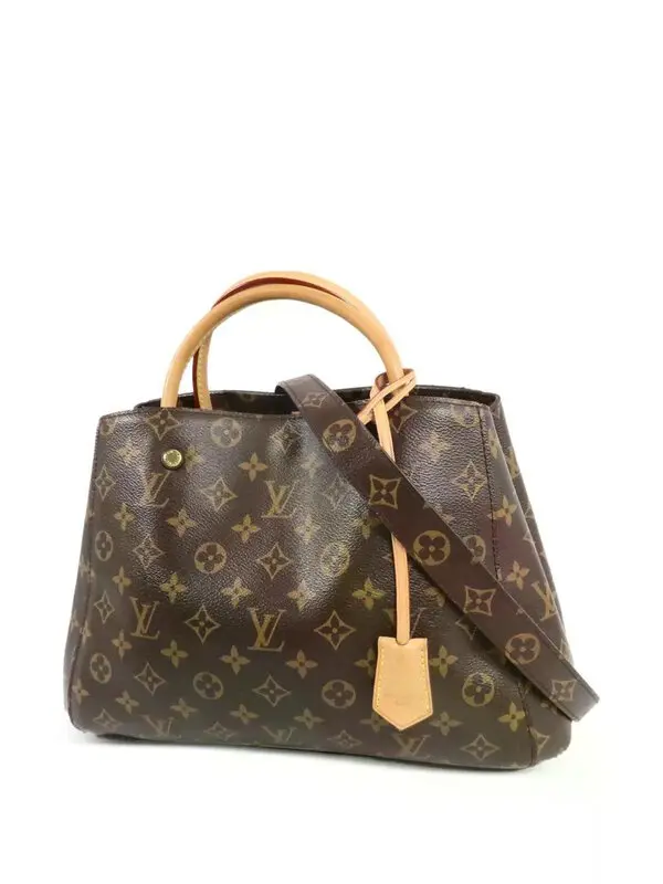 LOUIS VUITTON Mm Montaigne Monogram Tote Bag