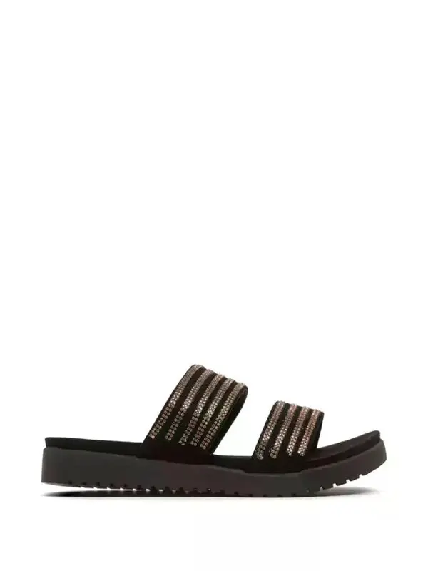 PÉCHÉ ORIGINEL Rhinestone-embellished Double-strap Sandals