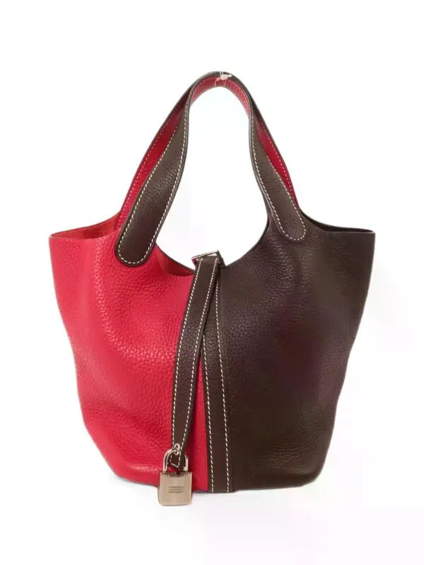 Hermès Picotin Leather Bucket Bag - Brown
