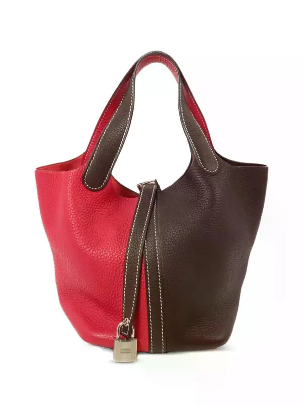 Hermès Picotin Leather Bucket Bag - Brown