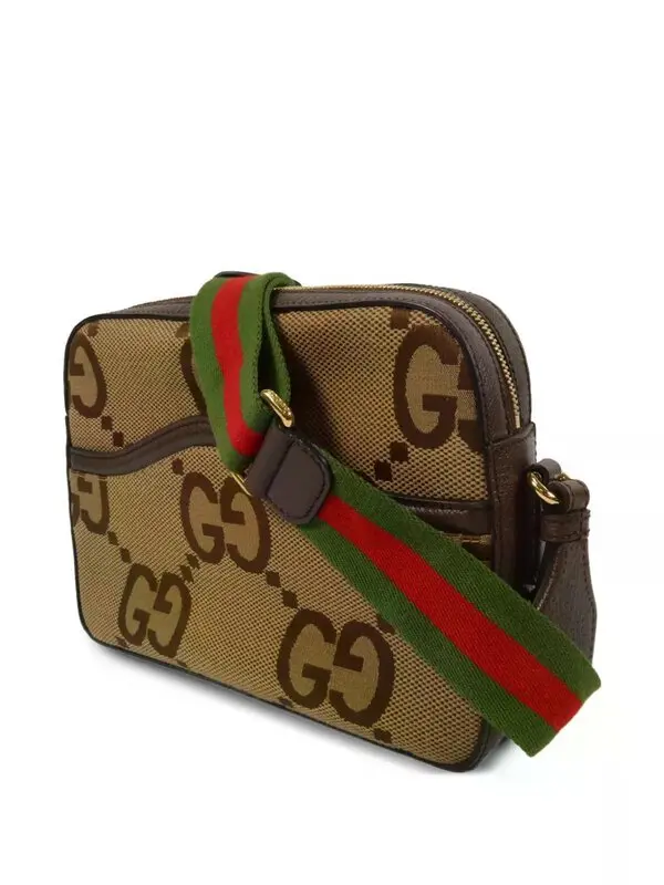 Gucci Jumbo Gg Canvas Shoulder Bag