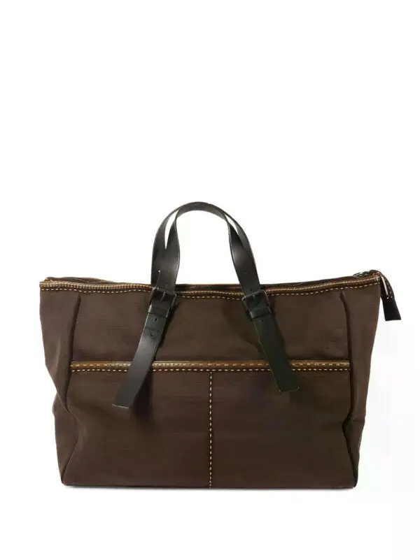 Bottega Veneta Traveler Canvas Tote Bag