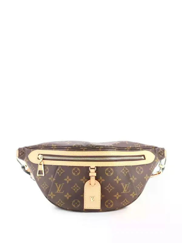 LOUIS VUITTON High Rise Bum Bag Monogram Canvas Belt Bag - Brown