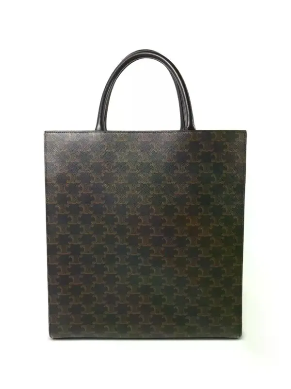 Celine Triomphe Cabas Tote Bag - Brown
