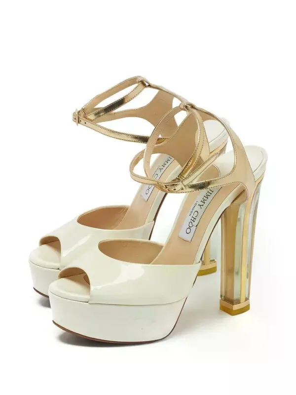 JIMMY CHOO Platform Ankle-strap Sandals