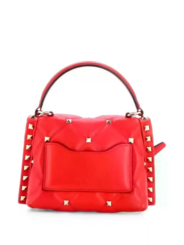 Valentino Garavani Candystud Top Handle Bag Leather Mini Satchel