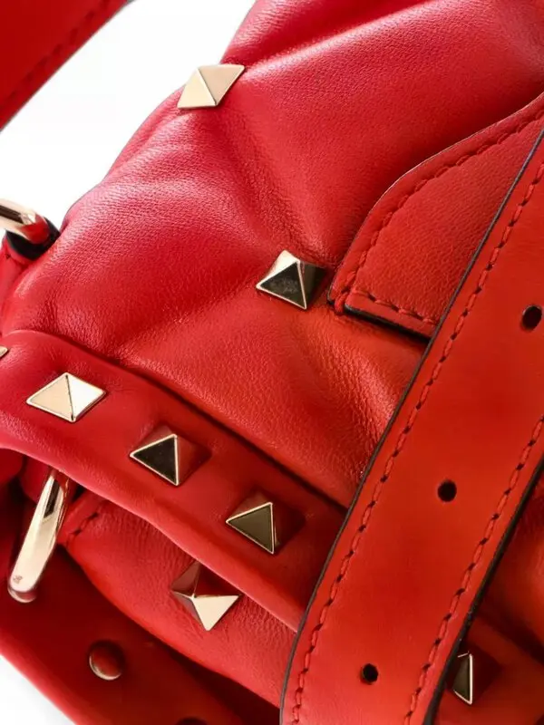 Valentino Garavani Candystud Top Handle Bag Leather Mini Satchel
