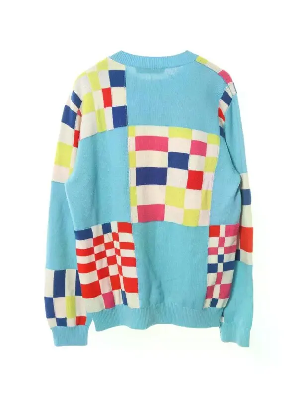 LOUIS VUITTON 2000s Distorted Damier Sweater