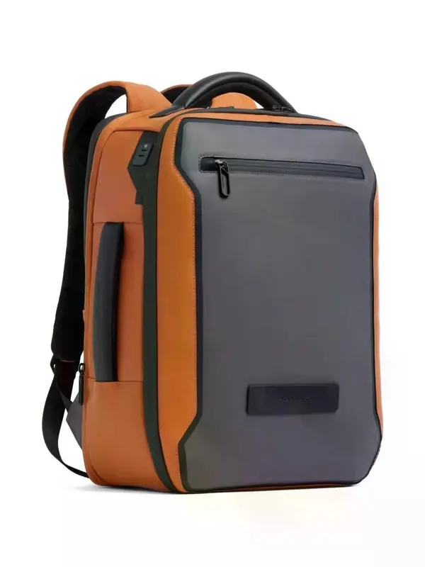 PIQUADRO Panelled Logo-patch Backpack