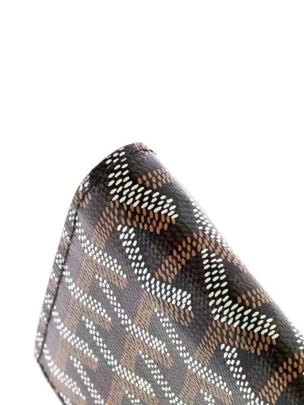 Goyard Varenne Continental Wallet With Strap Coated Canvas Crossbody Bag