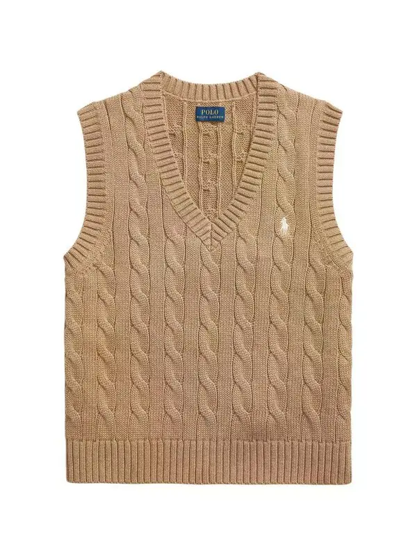 Polo Ralph Lauren Cable-knit V-neck Vest