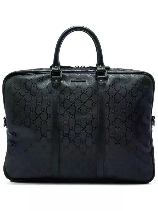 Gucci 2016-2026 Gg Imprime Business Bag