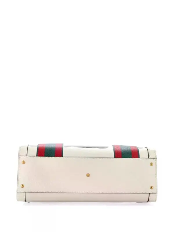 Gucci Diana Nm Bamboo Handle Printed Leather Large Tote Bag