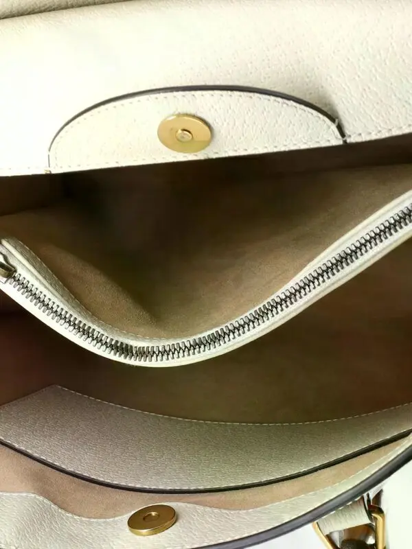 Gucci Diana Nm Bamboo Handle Printed Leather Large Tote Bag