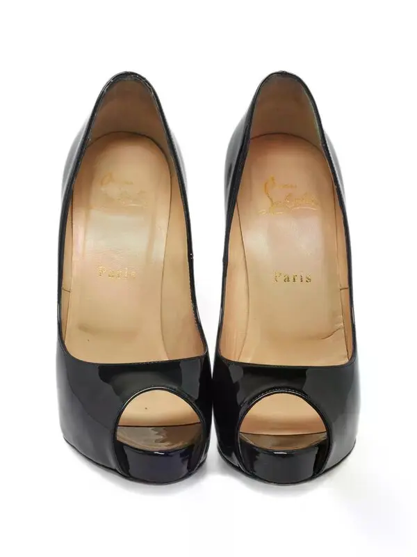 CHRISTIAN LOUBOUTIN New Very Prive Peep-toe Pumps